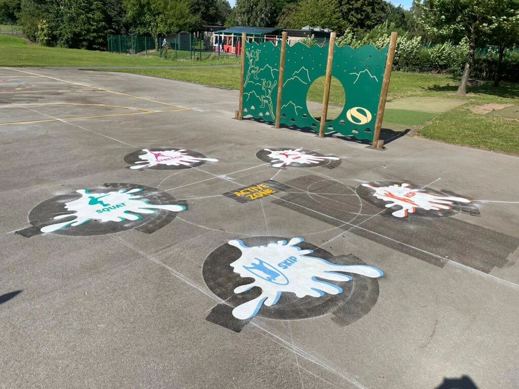 Courts & Sports Playground Marking Gallery - Uniplay - Playground Markings