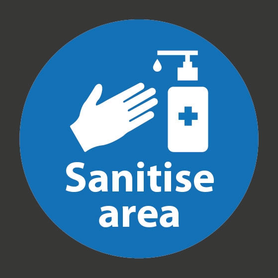 Sanitise Area Marking Playground Marking | School Thermoplastic ...